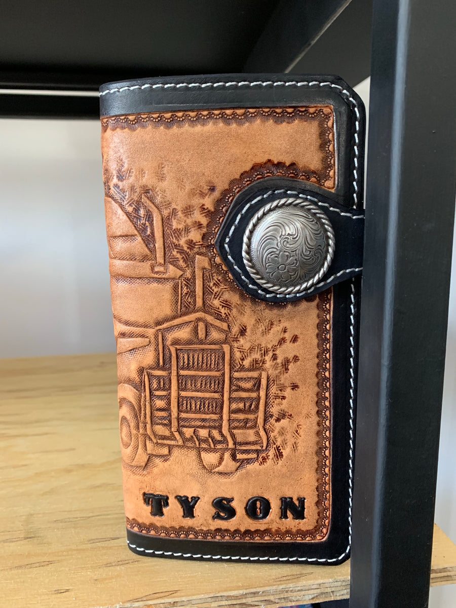 Roper style wallet – Redemption Leatherworks